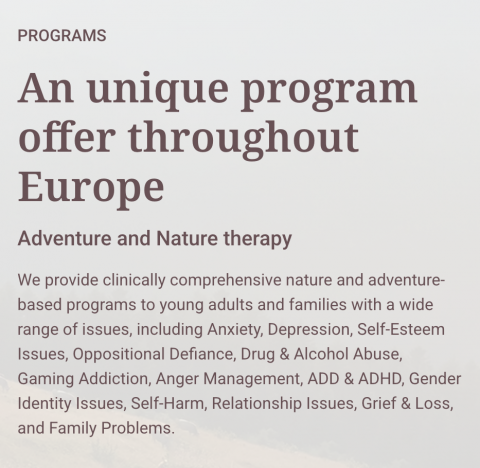 Adventure, Outdoor & Nature Therapy | Courses, Programs